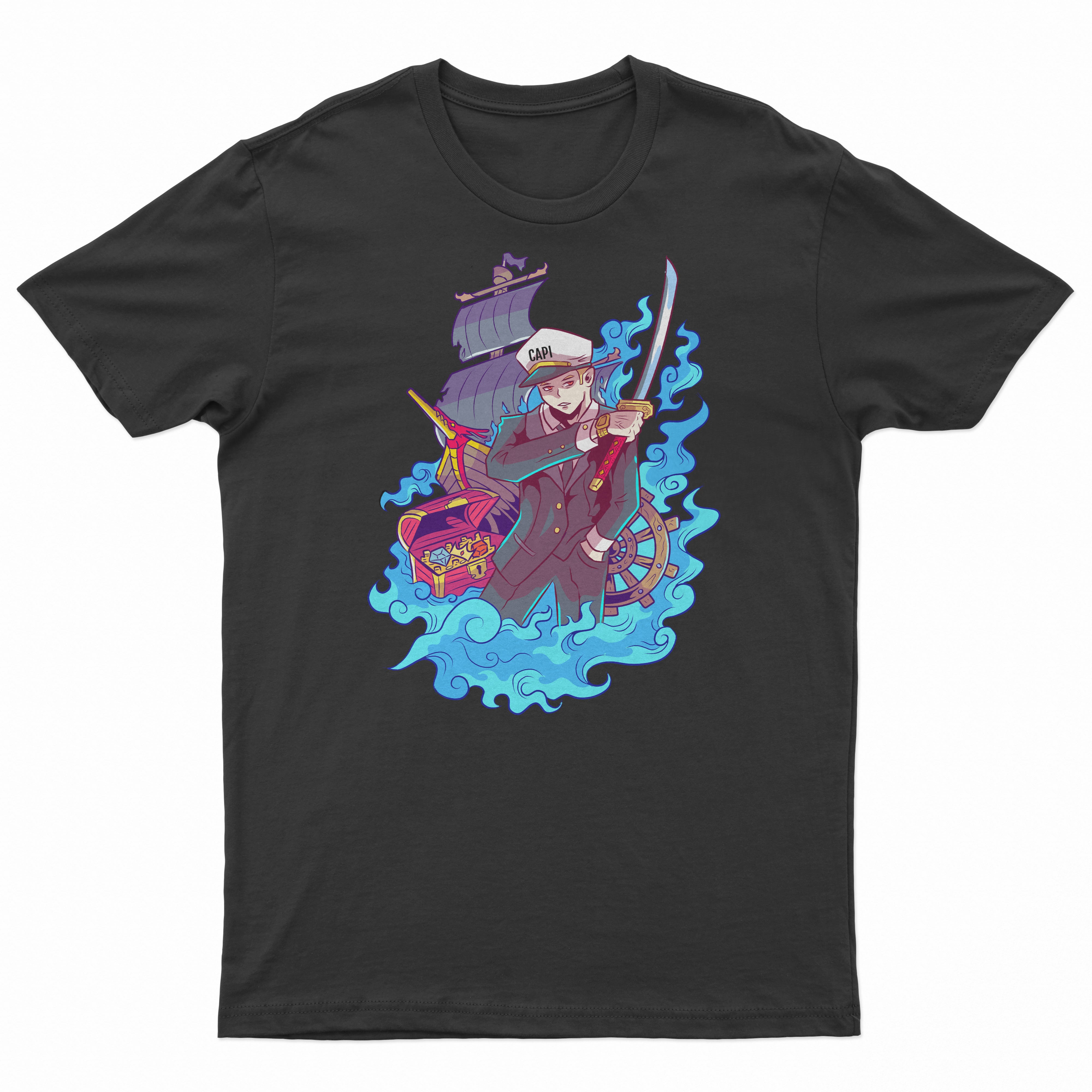 Capi Anime T-Shirt – Captains Crew